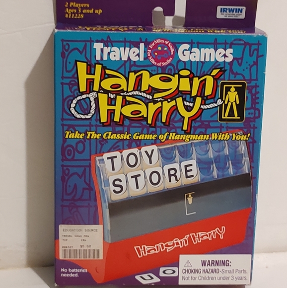 Irwin | Toys | Classic Game Of Hangman Beloved Character Hangin Harry ...